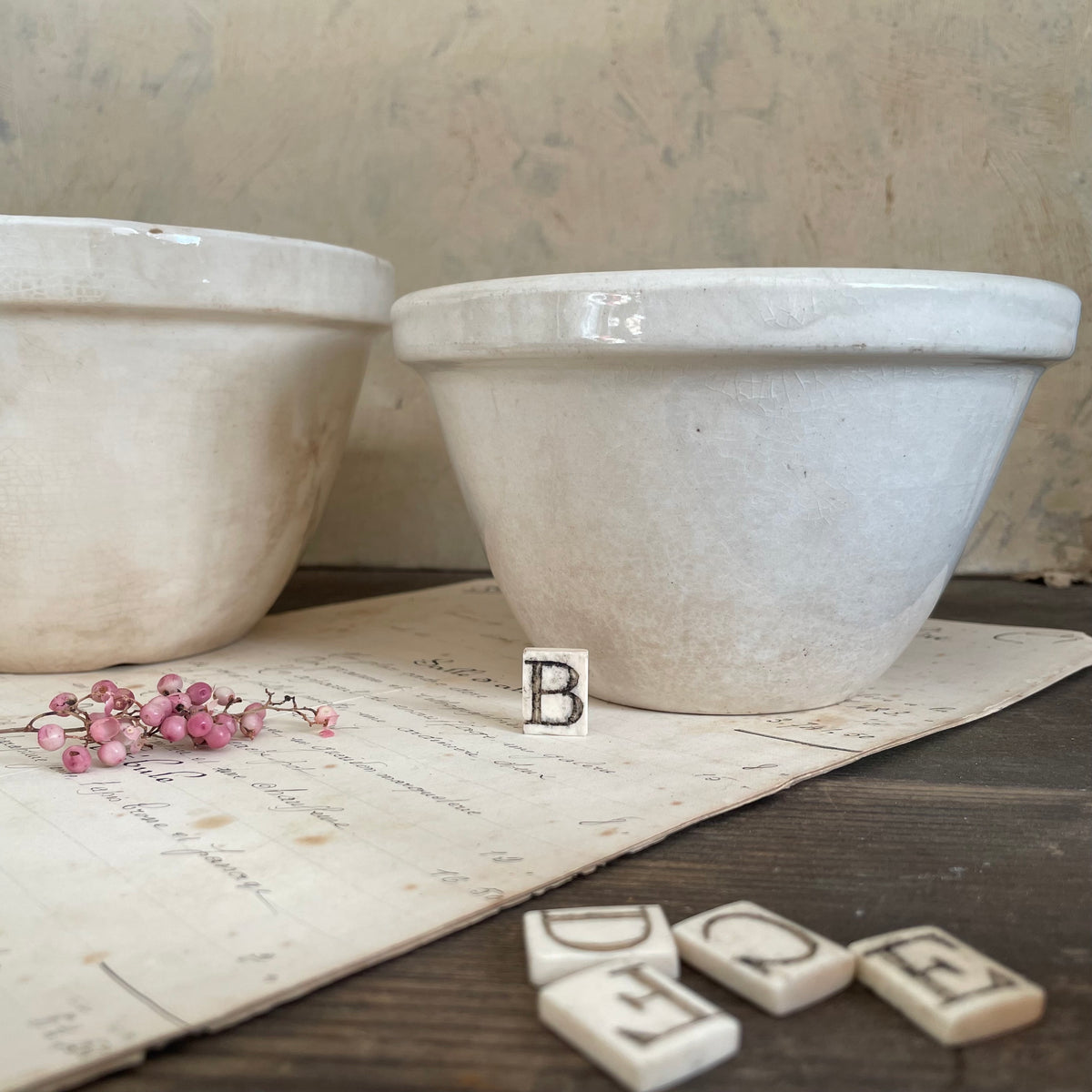 Victorian Ceramic Stained Bowl – No.4 Vintage