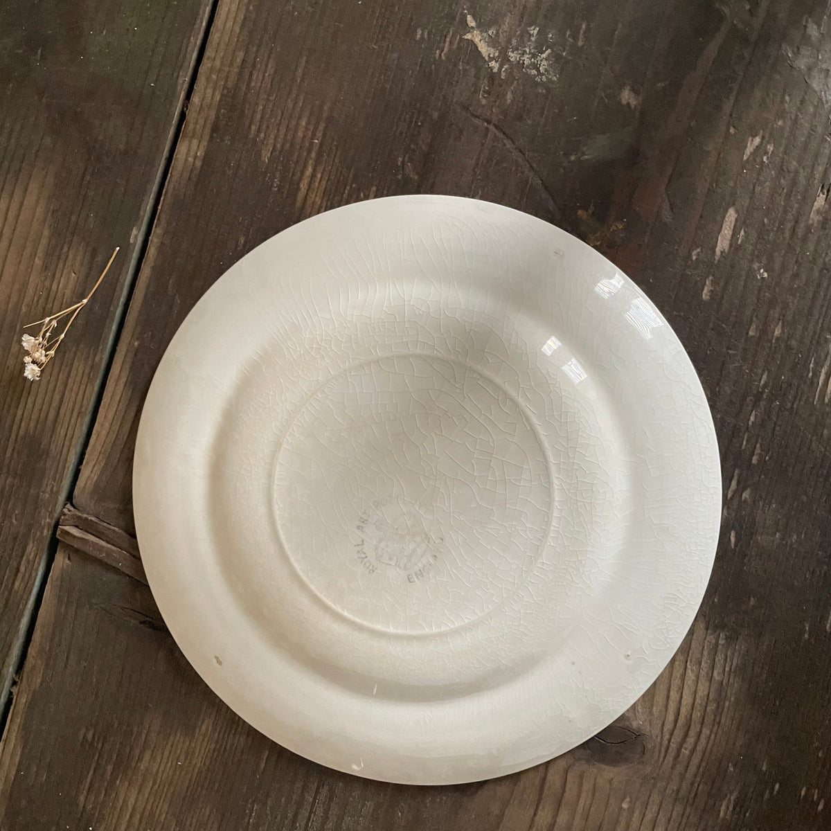 Beautiful Stained Plate – No.4 Vintage