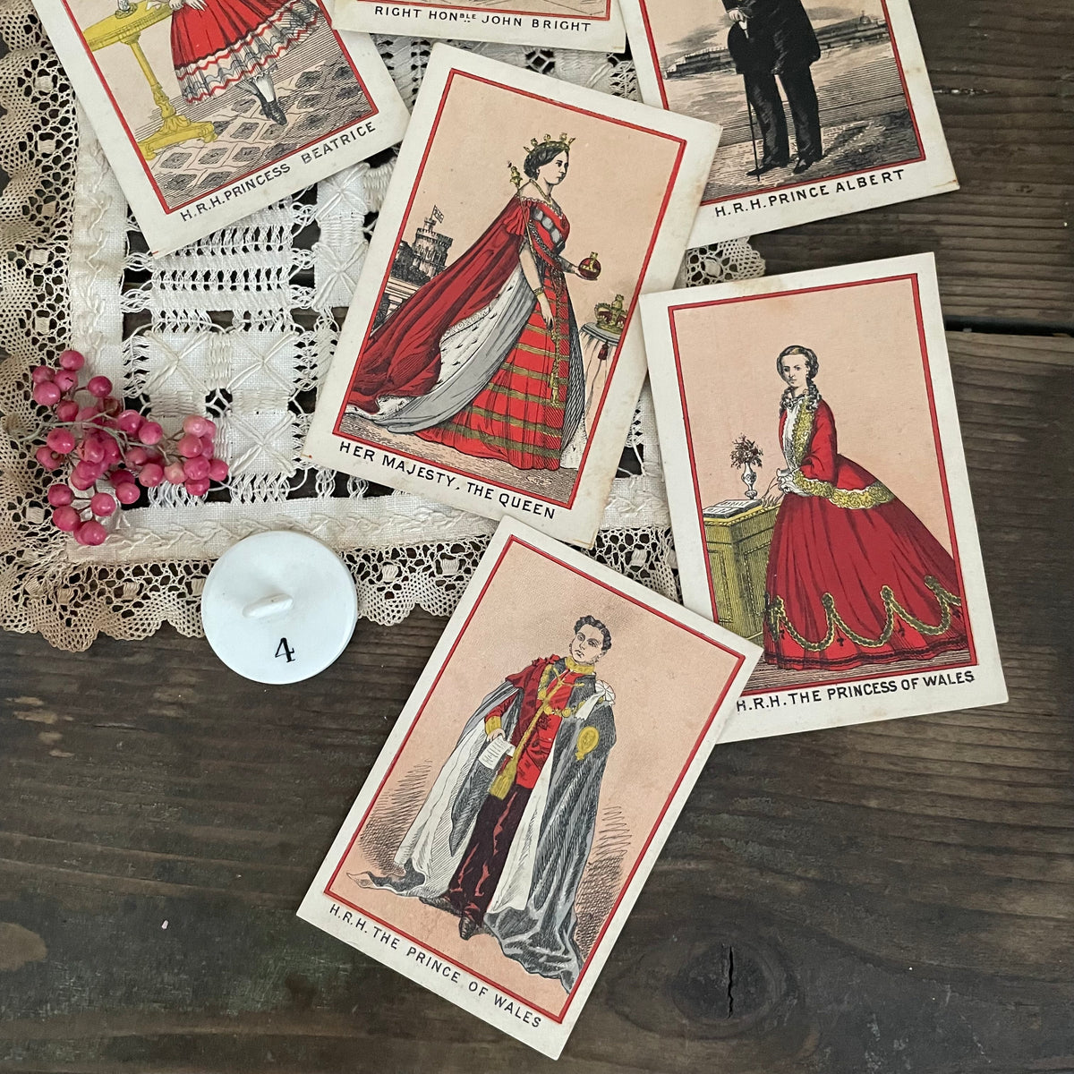 Antique Victorian Royal Family Cards – No.4 Vintage
