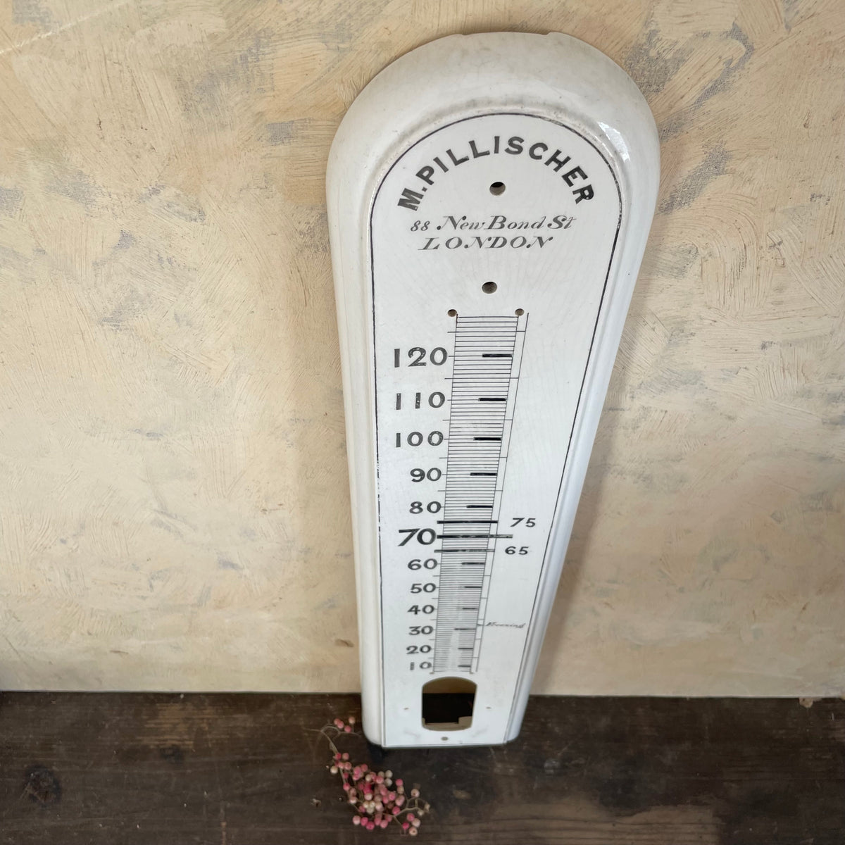 Antique Ceramic Thermometer Surround – No.4 Vintage
