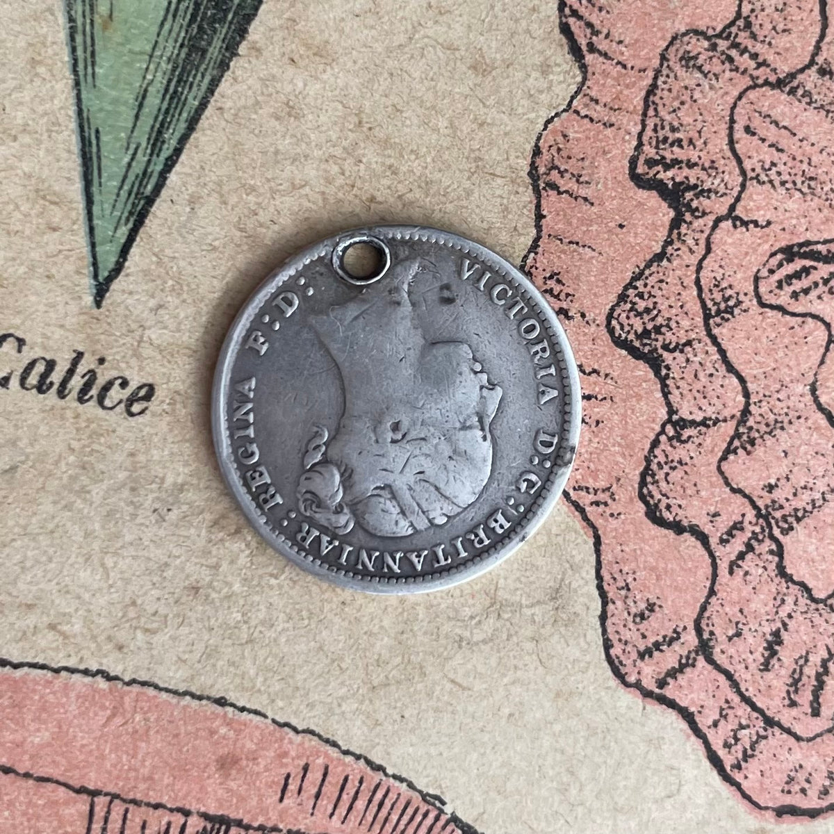 Victorian Father Love Token Charm – No.4 Vintage