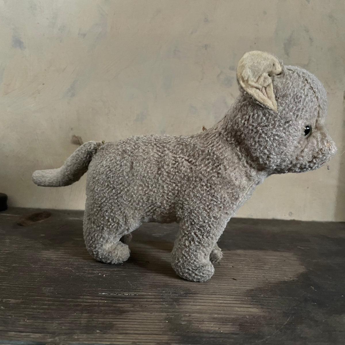 Antique Straw-filled Cat – No.4 Vintage