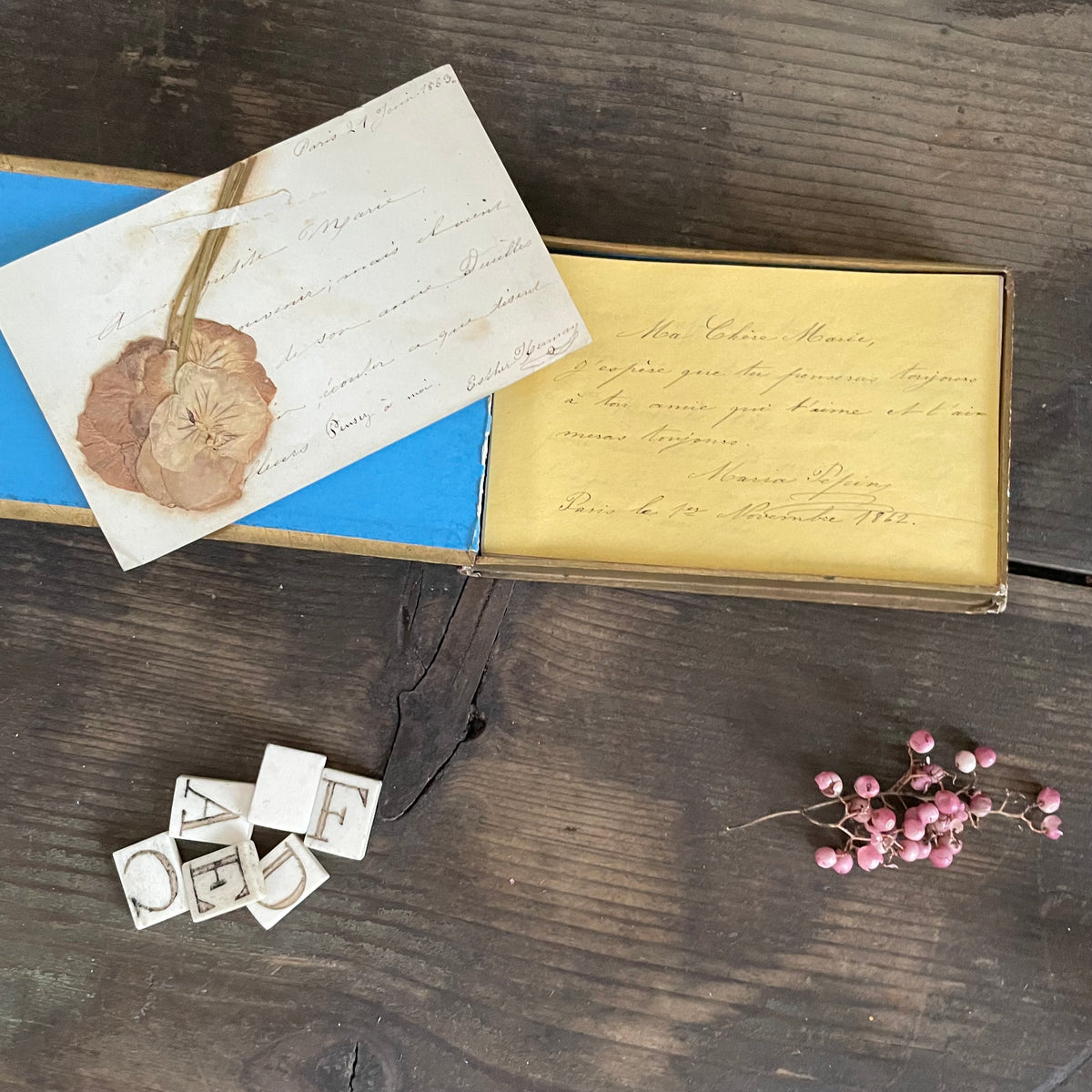Antique 1868 Souvenir Love Letters – No.4 Vintage