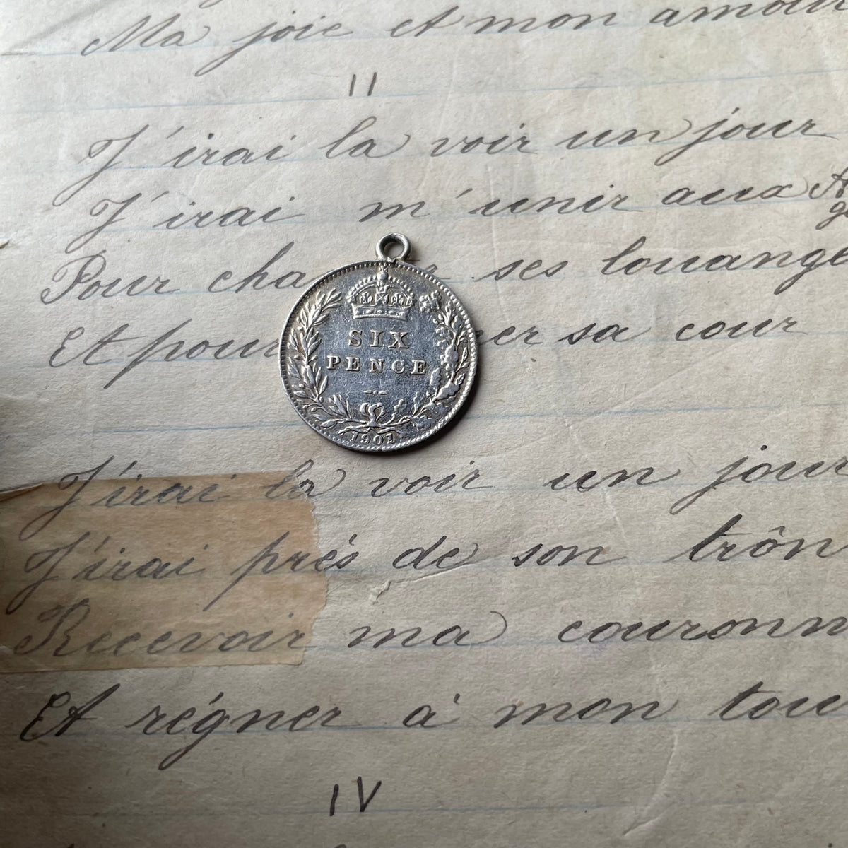 Victorian Pictorial Peg Doll Love Token – No.4 Vintage