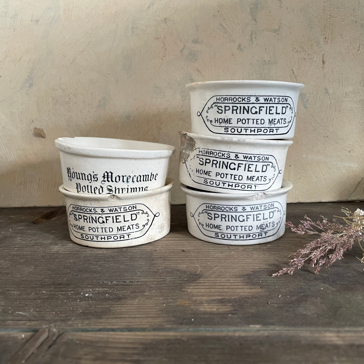 Victorian Meat Paste Pots – No.4 Vintage
