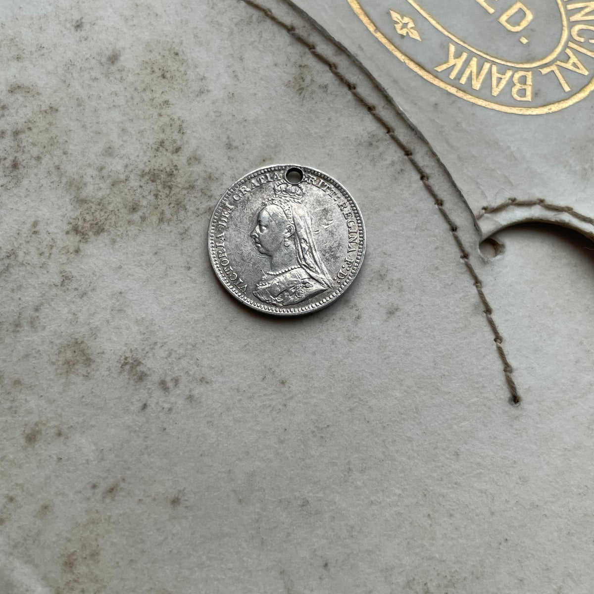 JI Initials Love Token – No.4 Vintage