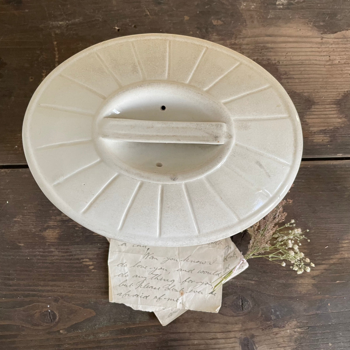 Beautiful Victorian Butter Dish with Lid – No.4 Vintage