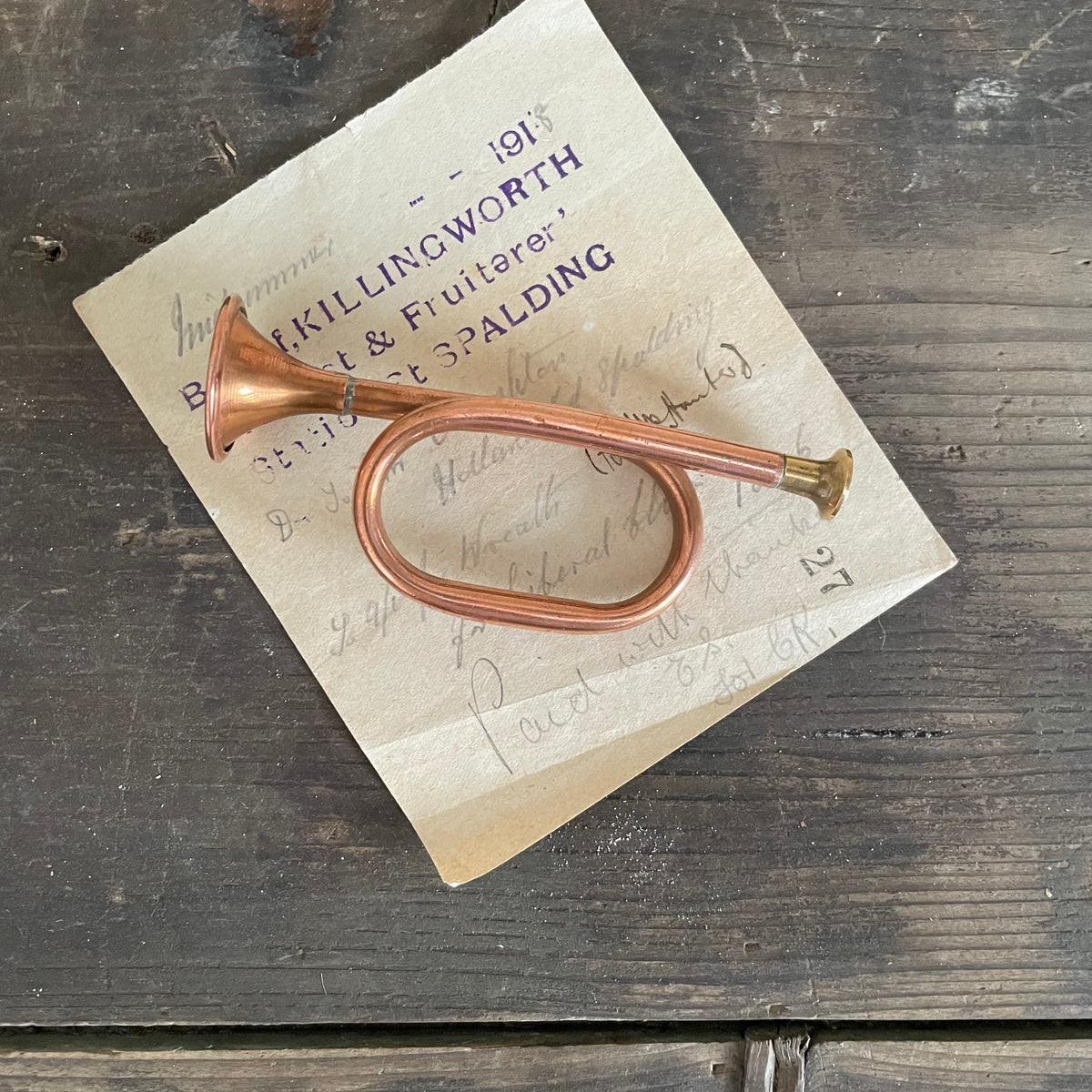 Antique Miniature Bugle – No.4 Vintage