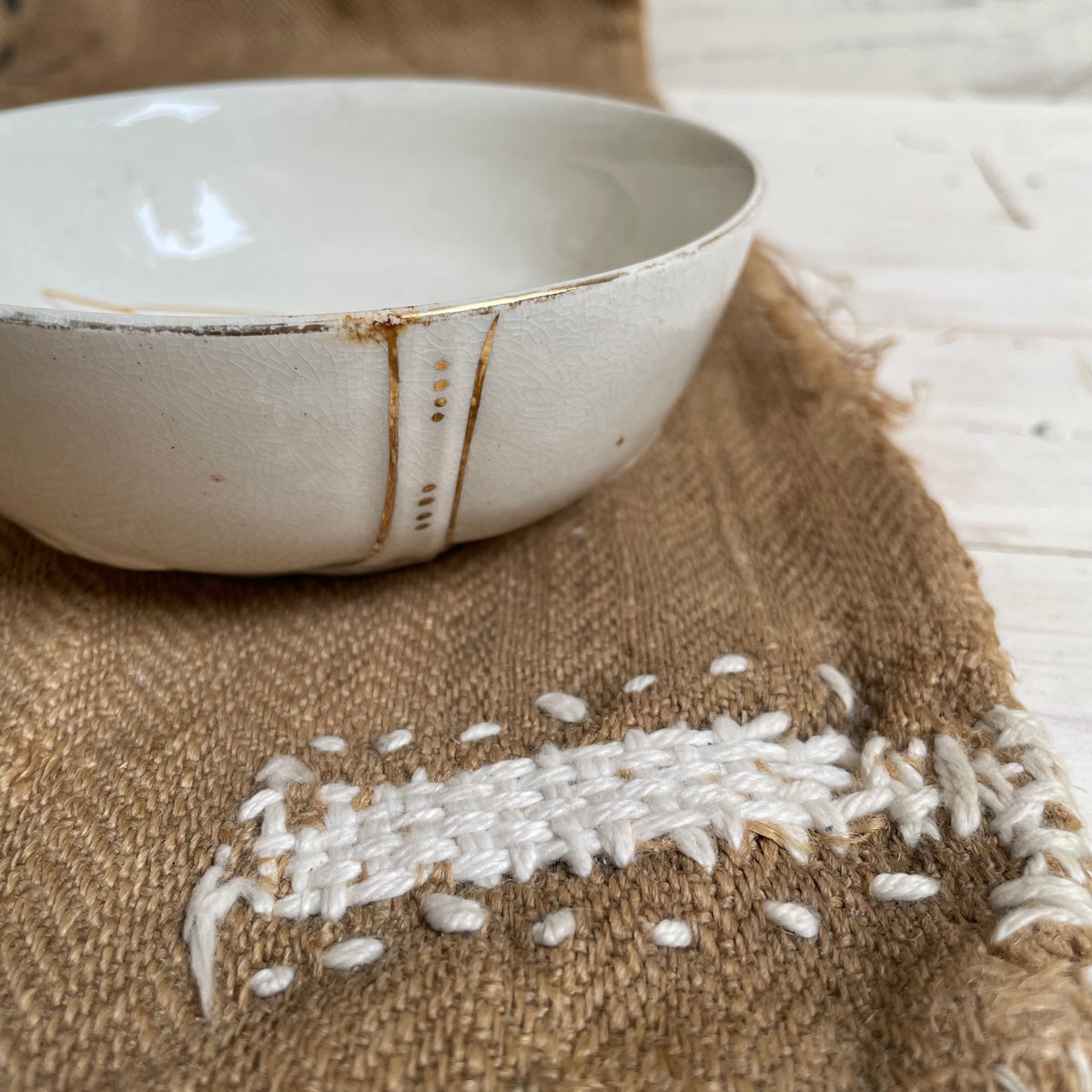 Antique Gold Edge Dish – No.4 Vintage