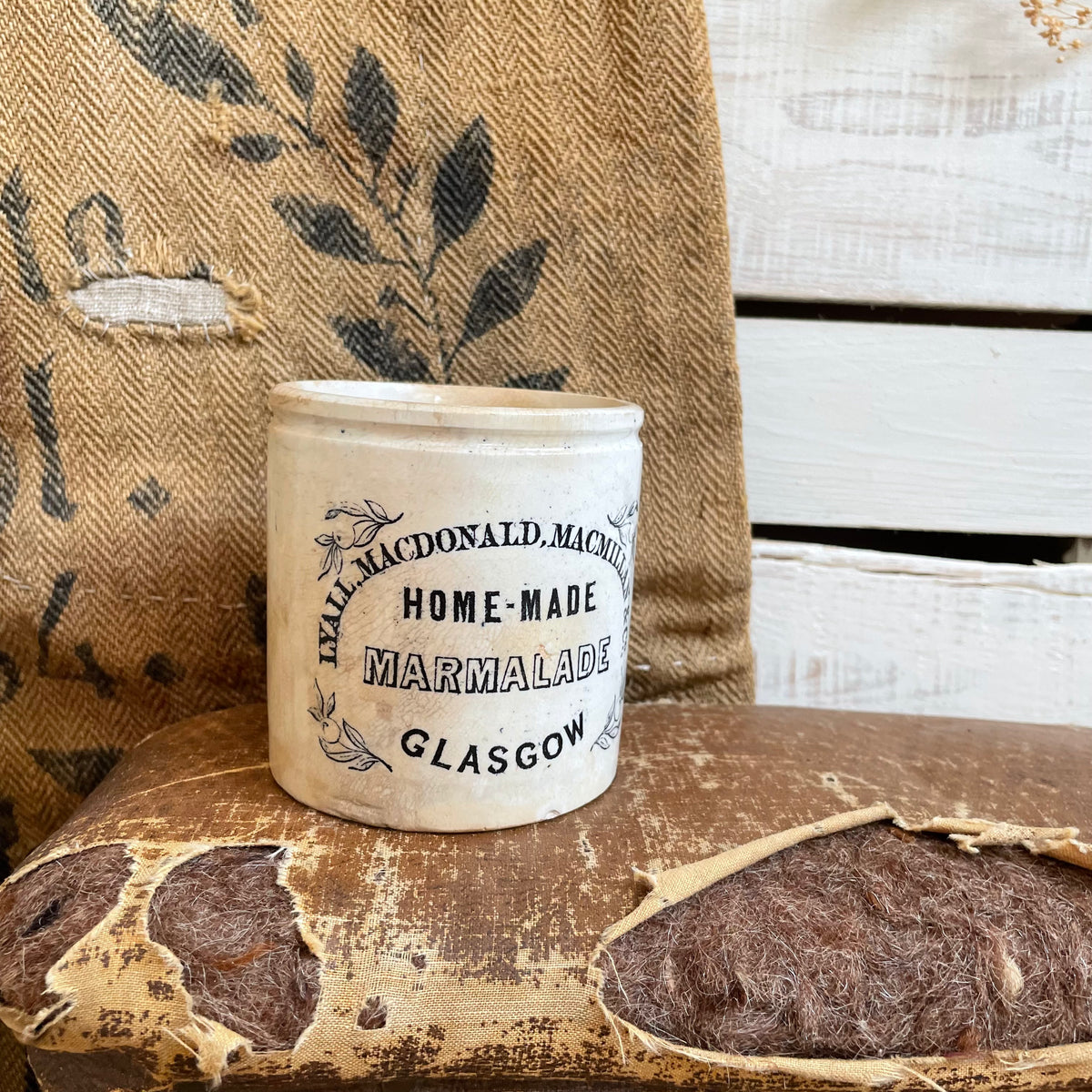 Antique Lyall Macdonald Marmalade Pot – No.4 Vintage